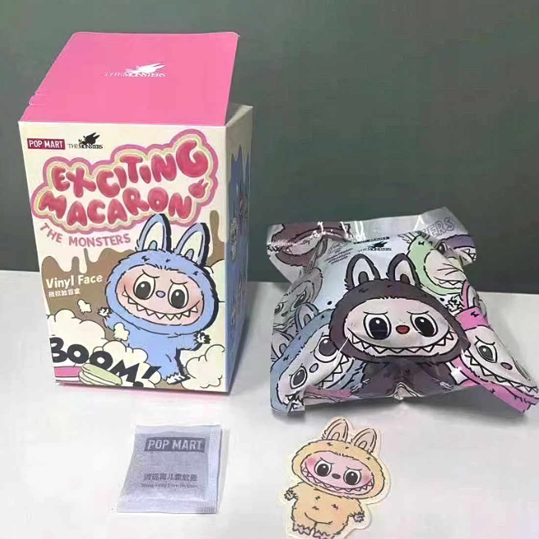 LABUBU THE MONSTERS LALKA RUCHODZĄCA SERCE DOLL ŚLEPA SKRZYNKA FIGURKA ...