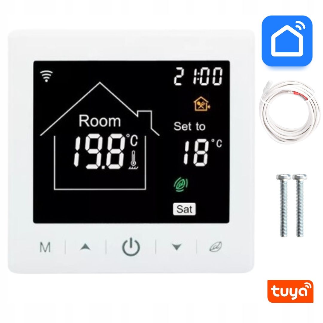 TERMOSTAT DO OGRZEWANIA PODŁOGOWEGO MATY GRZEWCZE WIFI TUYA LCD 16A ... TERMOSTAT DO OGRZEWANIA PODŁOGOWEGO MATY GRZEWCZE WIFI TUYA LCD 16A ...