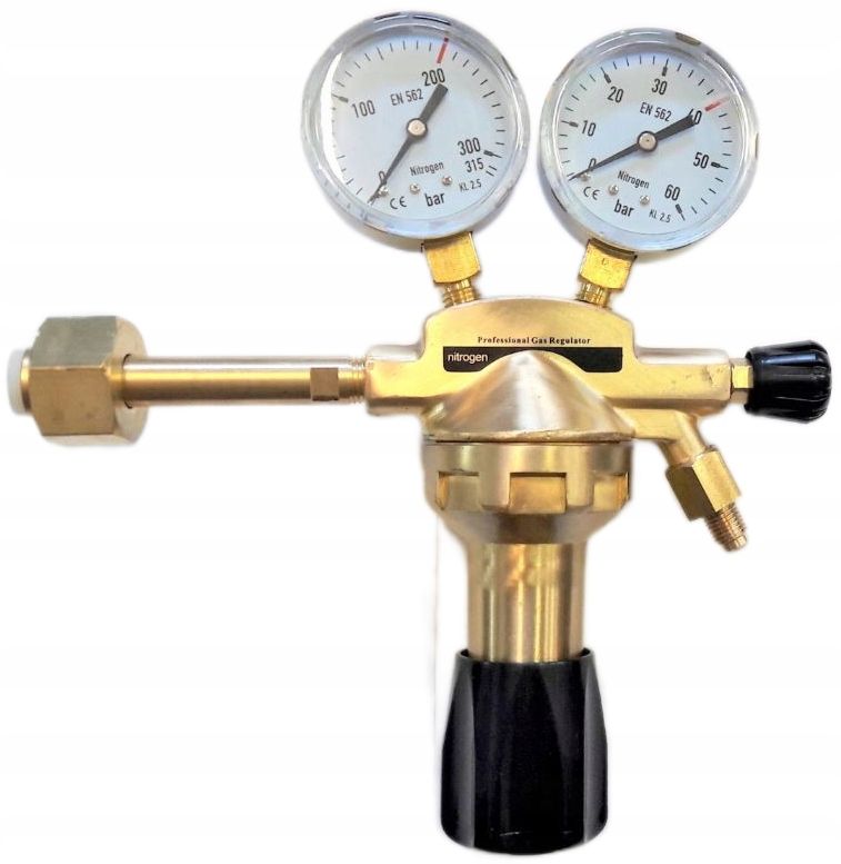 REDUKTOR AZOT do AZOTU butla 40 BAR + REDUKCJA SAE – 234631671 - ERLI.pl