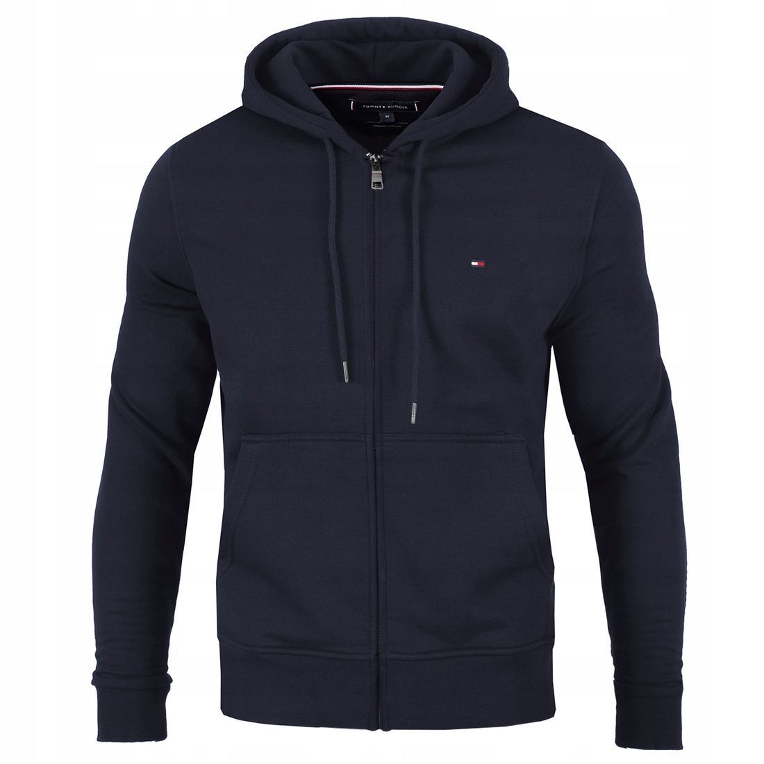 TOMMY HILFIGER BLUZA Z KAPTUREM MĘSKA LOGO PREZENT GRANATOWA r. XL ...