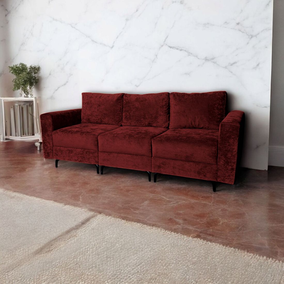 sofa MODUŁOWA MODULO kanapa narożna z pojemnikiem łóżko narożnik 3 osobowa – 234736889 - ERLI.pl