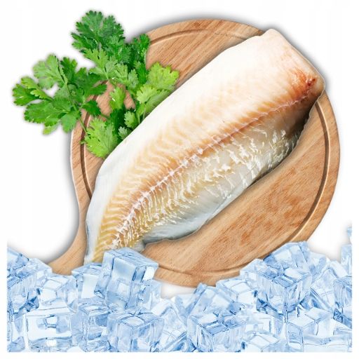 Dorsz Filet Atlantycki 1kg Mrożony na Morzu BEZ LODU Ryba Mrożona ...
