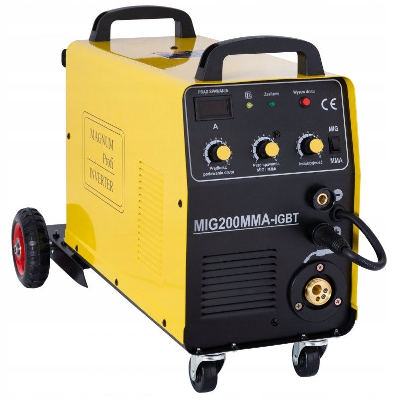 SPAWARKA INWERTOROWA Z PODWOZIEM MIG/MAG 200A MMA MIG IGBT MIGOMAT MAGNUM – 235194319 - ERLI.pl