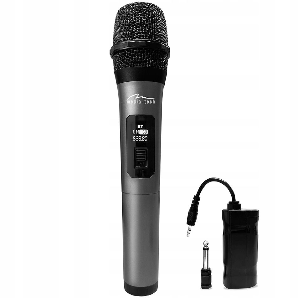 Mikrofon sceniczny bezprzewodowy Media-Tech MIC HERO WIRELESS MT398 ...