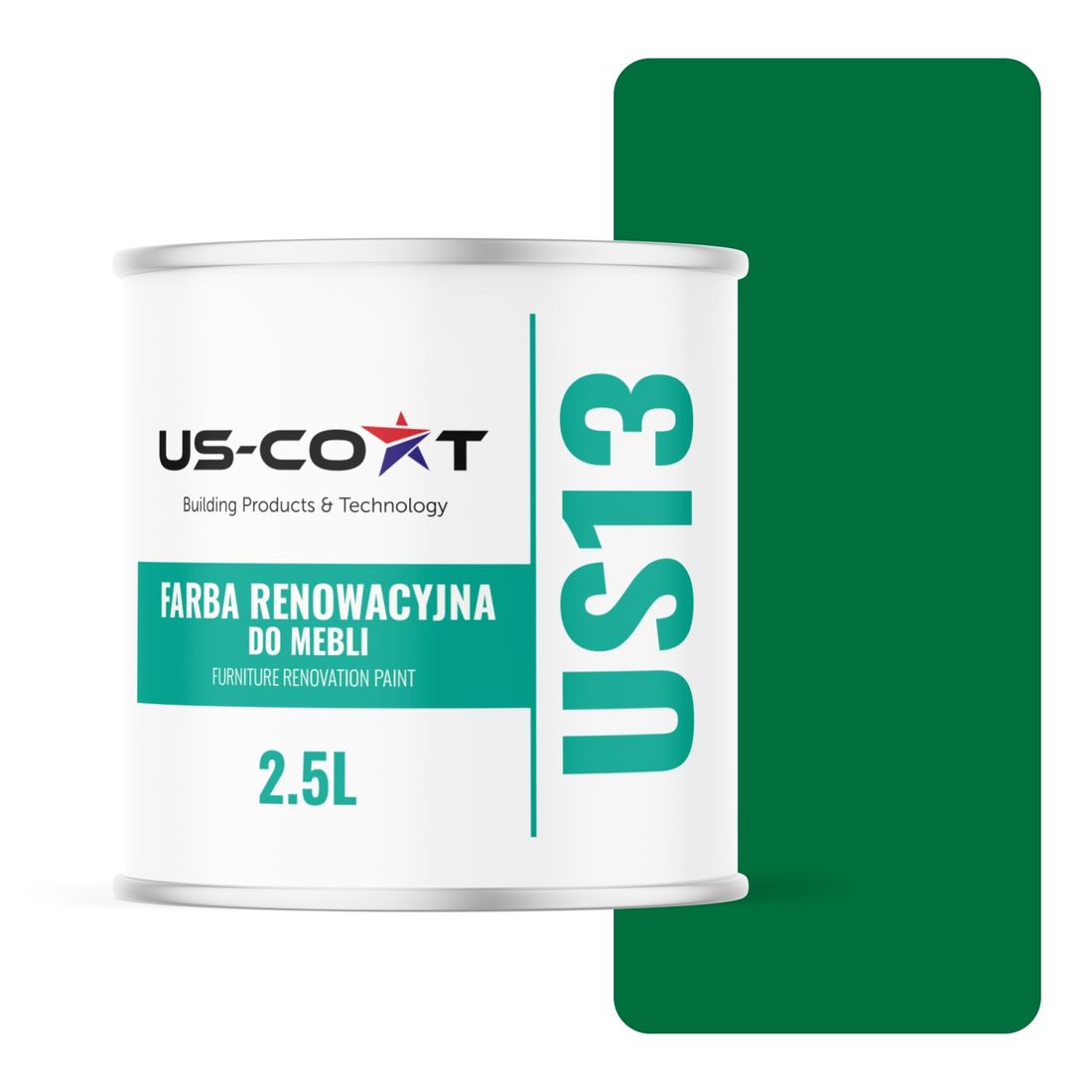 FARBA DO MEBLI KUCHENNYCH FRONTÓW SZAFEK ZIELONY RAL 6029 SATYNA 2,5L ...