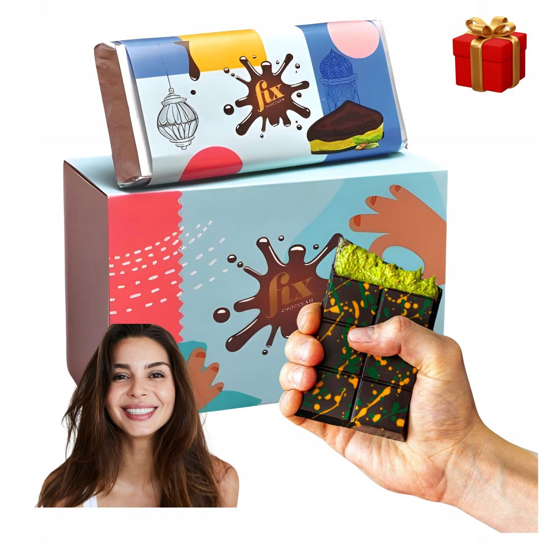 FIX DUBAI CHOCOLATE 200G DUBAJSKA CZEKOLADA PROSTO Z DUBAJU – 235419238 ...