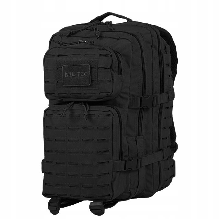 Plecak Turystyczny Wojskowy Mil-Tec Assault Pack Laser Cut Large 36l Czarny – 235839257 - ERLI.pl