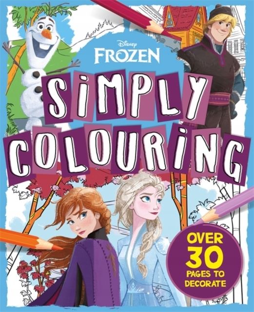 Disney Frozen: Simply Colouring Walt Disney – 236174682 - ERLI.pl
