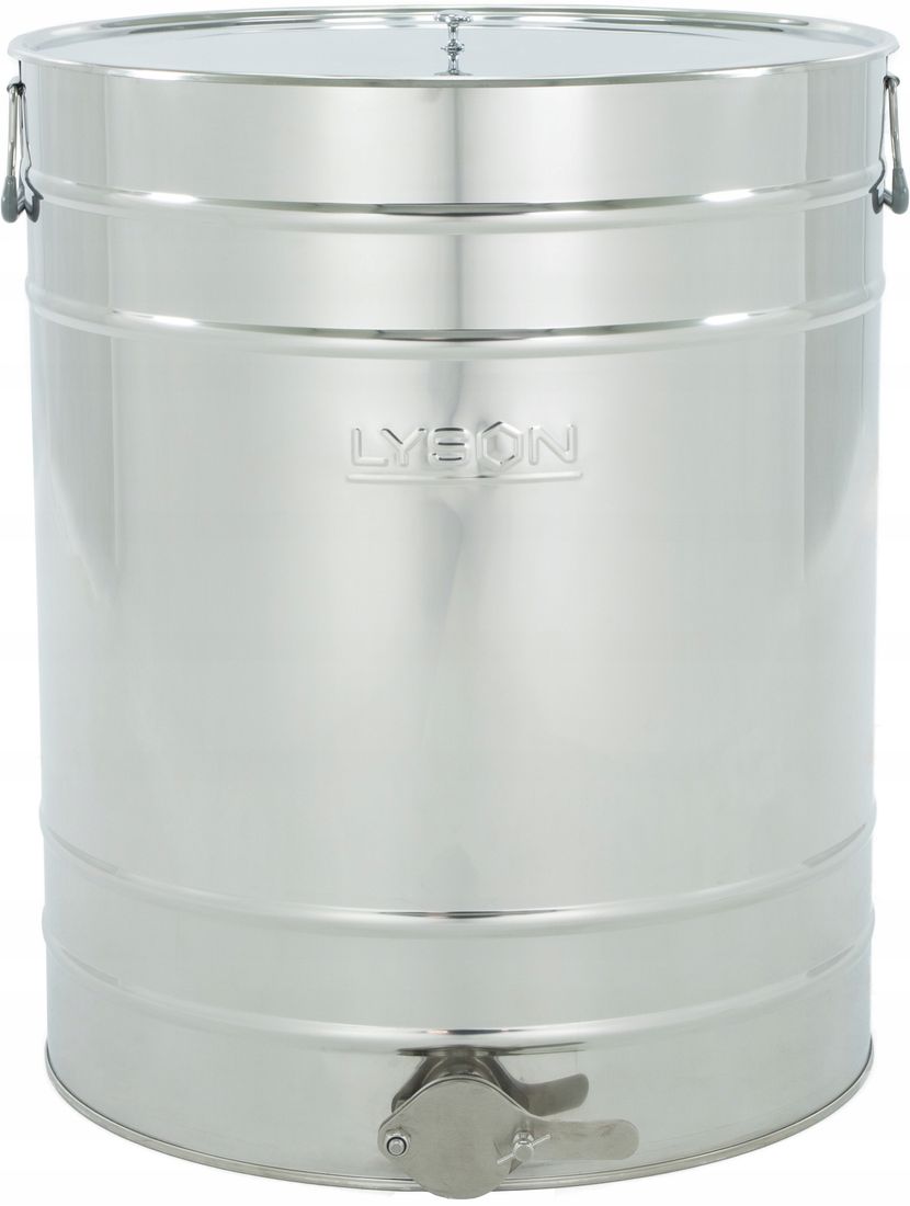 Odstojnik nierdzewny 200l/ ~280 kg, zawór nierdzewny 2", uchwyty - CLASSIC – 217358853 - ERLI.pl