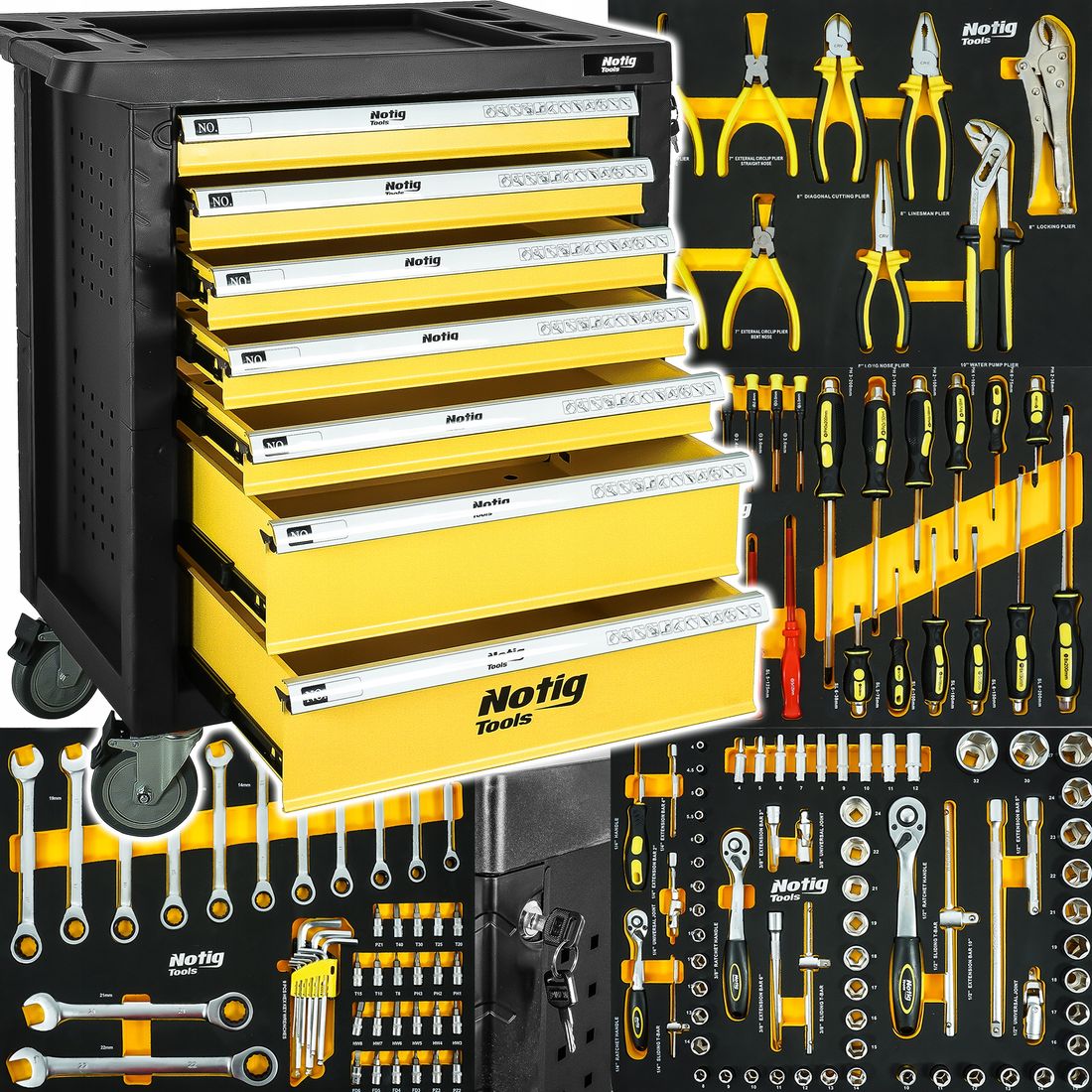 SZAFKA NARZĘDZIOWA WARSZTATOWA SERWISOWA WÓZEK NARZĘDZIA Z WYPOSAŻENIEM 156 – 237058178 - ERLI.pl