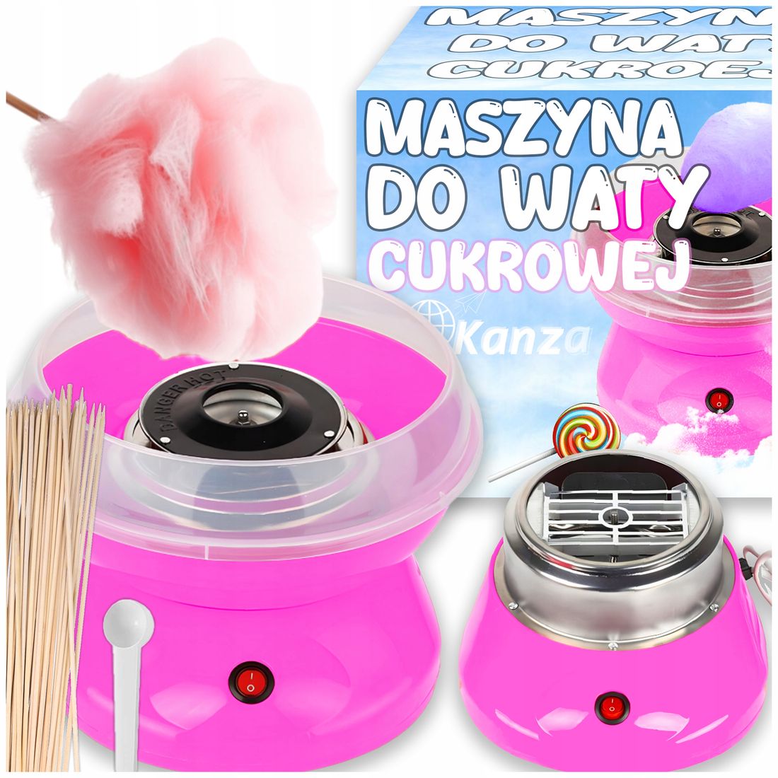MASZYNA DO WATY CUKROWEJ MASZYNKA DO ROBIENIA WATY CUKROWEJ CUKIER ...