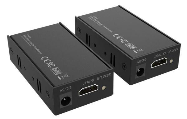 UNITEK EXTENDER HDMI OVER ETHERNET, 60M, V100A – 237181802 - ERLI.pl
