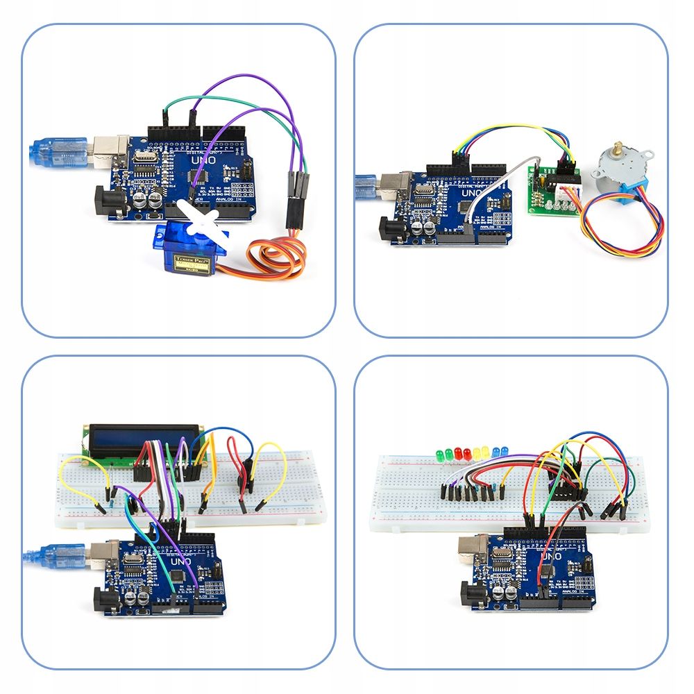 ZESTAW ARDUINO STARTOWY STARTER KIT UNO R3 PREZENT – 238139017 - ERLI.pl ZESTAW ARDUINO STARTOWY STARTER KIT UNO R3 PREZENT – 238139017 - ERLI.pl