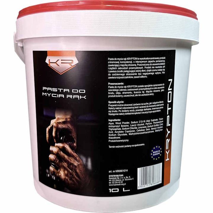 Pasta do mycia rąk BHP trocinowa 10L Krypton – 238154488 - ERLI.pl