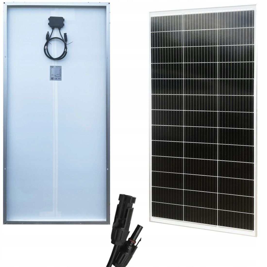 PANEL FOTOWOLTAICZNY SOLARNY MONOKRYSTALICZNY 220W DZIAŁKA KAMPER ...