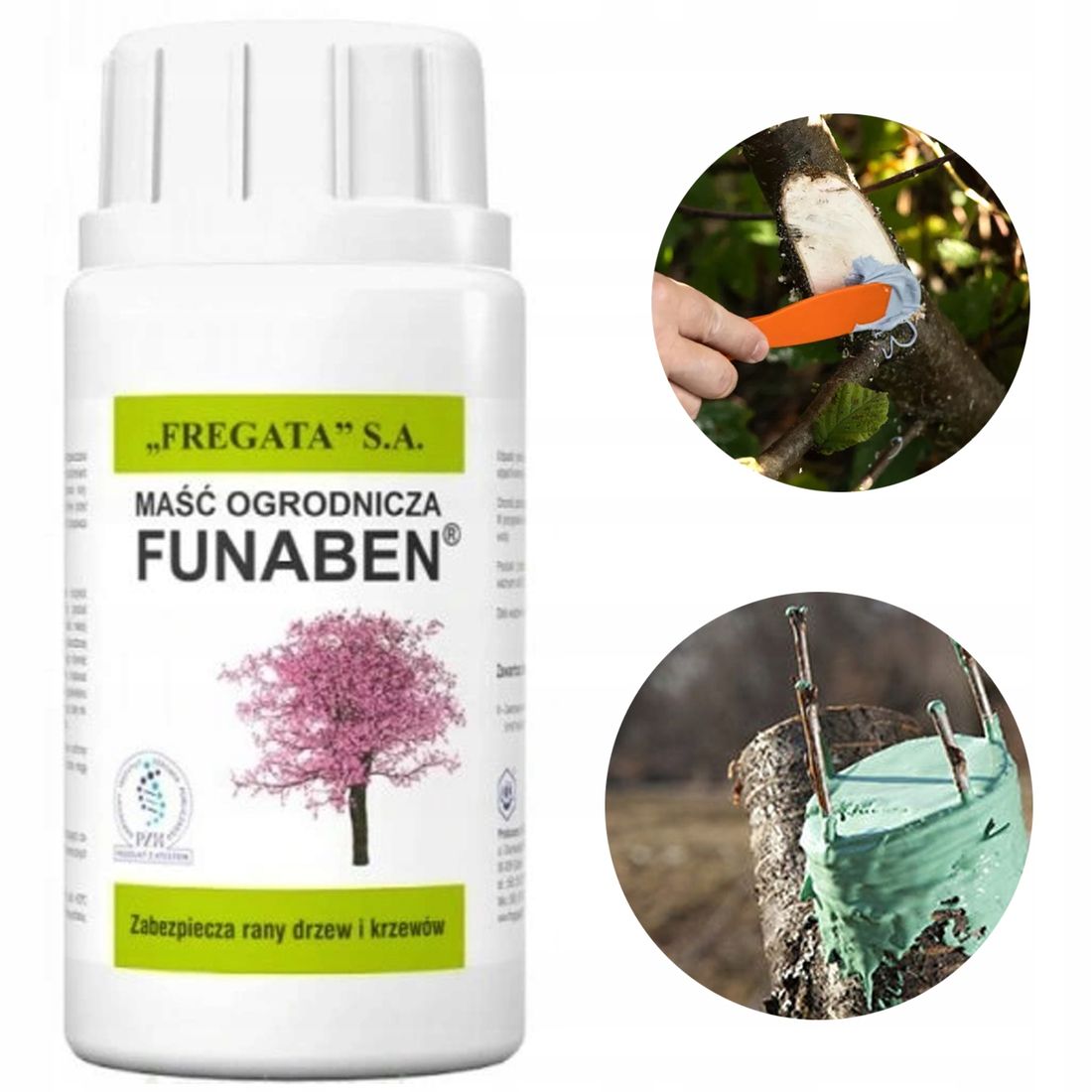 MAŚĆ OGRODNICZA FUNABEN PASTA DO DRZEW ZABEZPIECZA RANY DRZEW KRZEWÓW ...