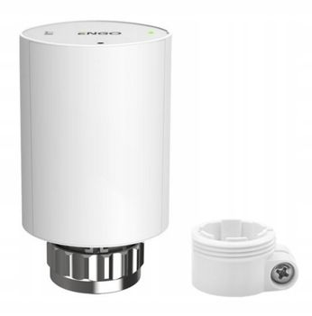 ENGO ETRV-M30+RA Bezprzewodowa głowica grzejnikowa z adapterem – 238536695 - ERLI.pl