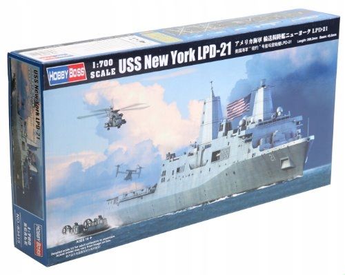 Hobbyboss 1:700 Scale USS New York LPD-21 Model Kit (Grey) – 239129794 ...