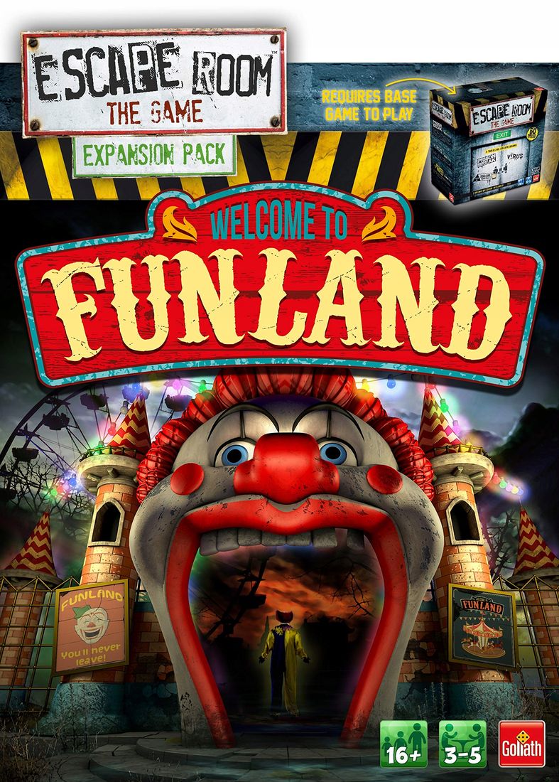 Escape Room: The Game - Welcome to Funland Expansion Pack | Board Games ...