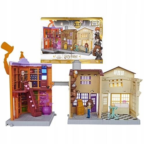 Wizarding World Harry Potter, Magical Minis Diagon Alley 3-in-1 Playset ...