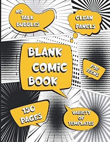 Publish, Ink Blank Comic Book For Kids: Create Your Own Comics ...