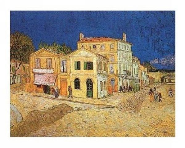 La Casa Gialla - Arles, 1889 / Vincent Van Gogh - plakat obraz 30x24cm ...