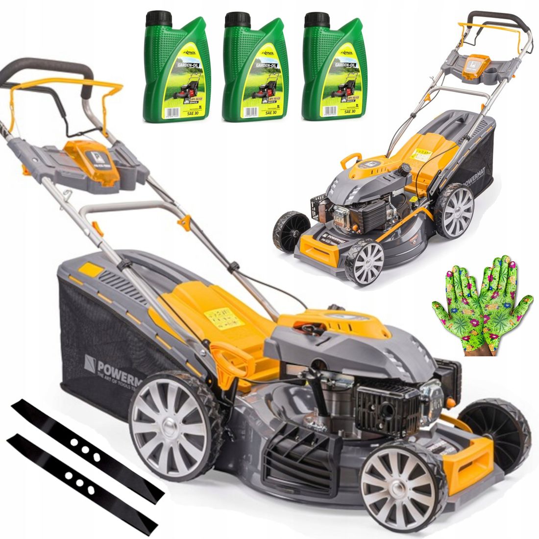 MOCNA KOSIARKA SPALINOWA DO TRAWY 8w1 Z NAPĘDEM 7KM 60L 51CM GRATIS 3xOLEJ – 240217092 - ERLI.pl