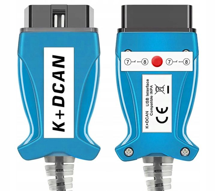 K+DCAN DO BMW KABEL DIAGNOSTYCZNY INPA ISTA NCS INTERFEJS KOMPUTER OBD2 PL – 240247653 - ERLI.pl