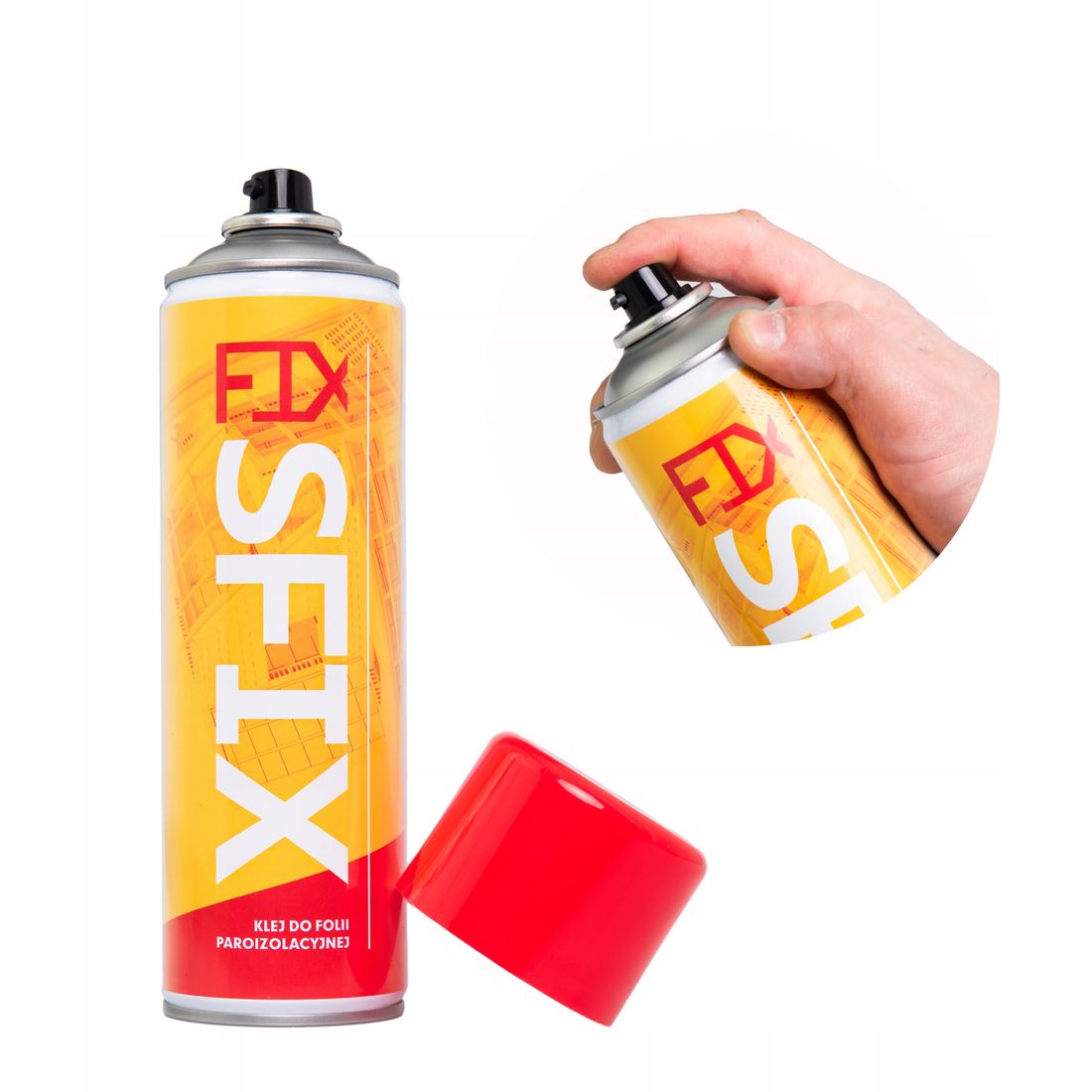 SFIX KLEJ DO FOLII PAROIZOLACYJNEJ SEKUNDOWY SPRAY DO PAROIZOLACJI ...