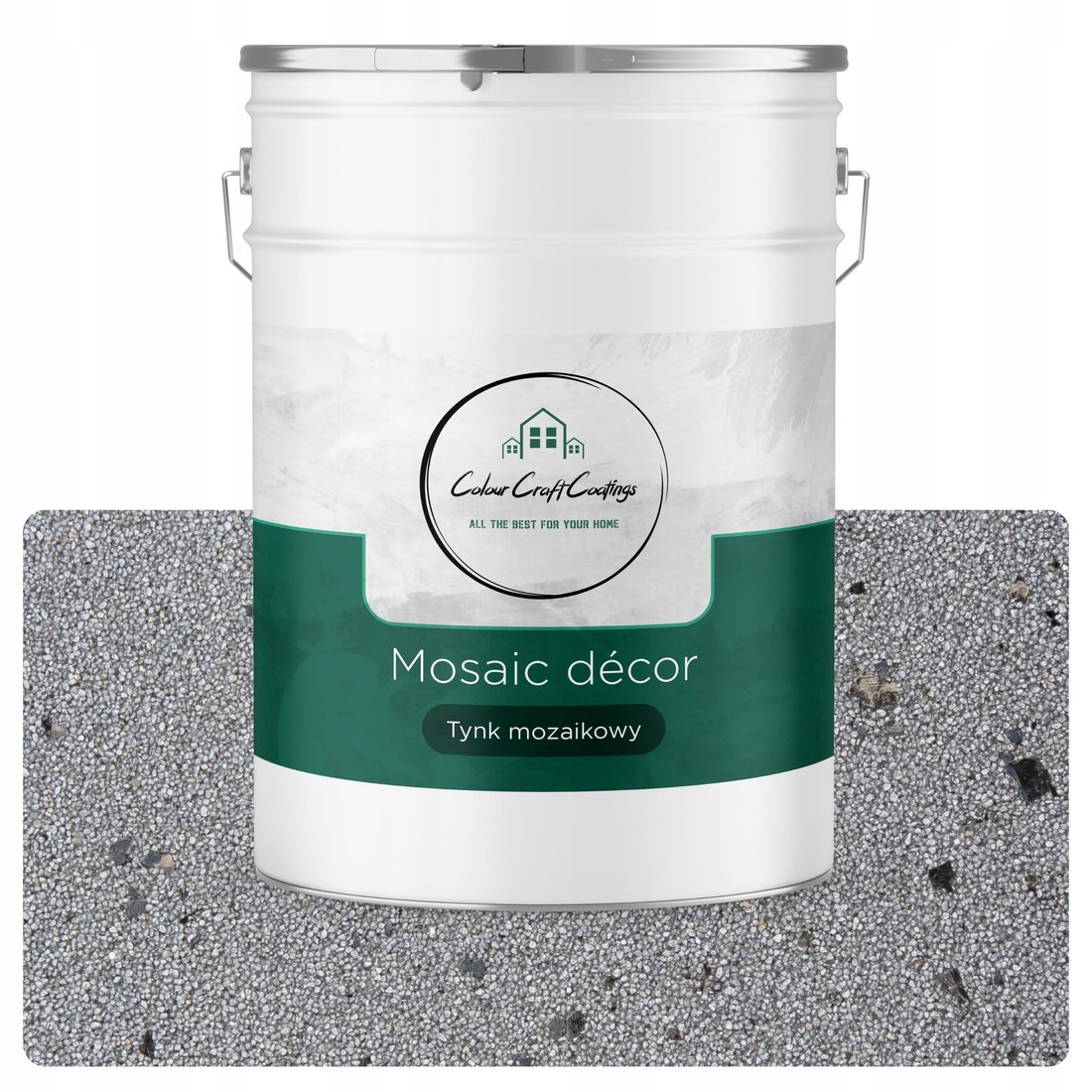 Tynk Mozaikowy Dekoracyjny Srebrny Z Czarną Miką M51 25 Kg Mozaika – 241420147 - ERLI.pl