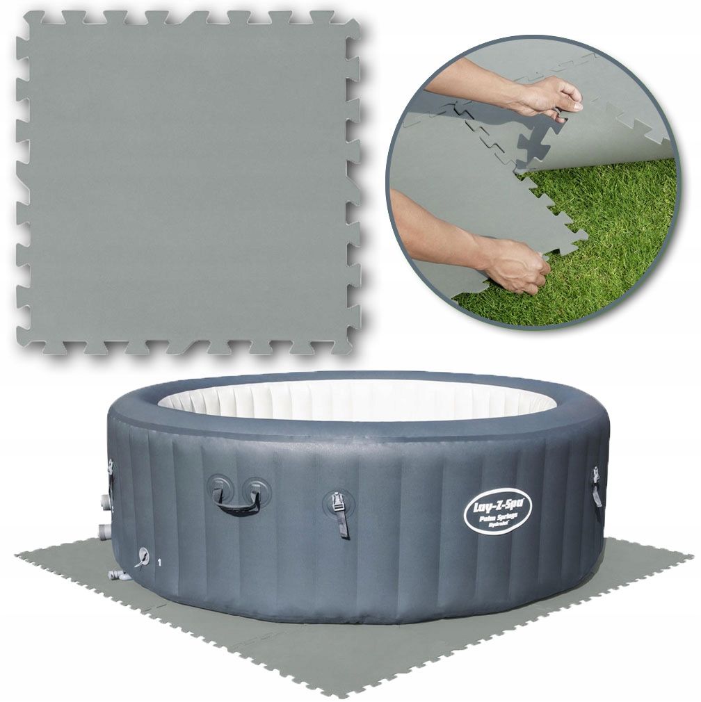 FOLIA PLANDEKA MATA POD BASEN JACUZZI OGRODOWY PODKŁAD PODŁOGA 50x50 cm ...