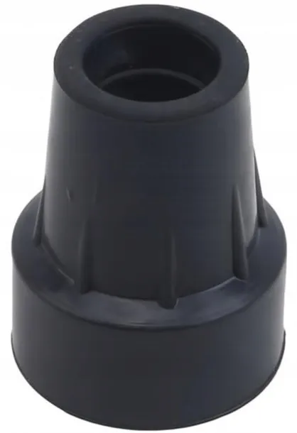 NASADKA GUMOWA NA LASKĘ INWALIDZKĄ 19mm CZARNA WZMOCNIONA NAKŁADKA ...