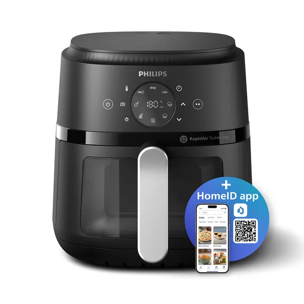 MOCNA FRYTKOWNICA BEZTŁUSZCZOWA PHILIPS AIR FRYER 4,2L NA221/00 1500W ...