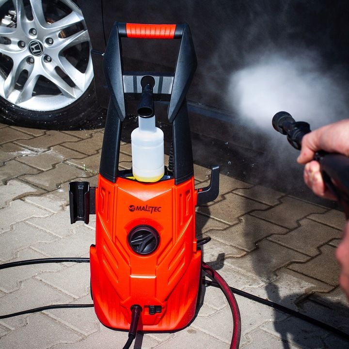 MYJKA CIŚNIENIOWA MalTec KOMPAKTOWA SAMOSSĄCA ALUMINIOWA POMPA MOCNA TURBO – 245820623 - ERLI.pl