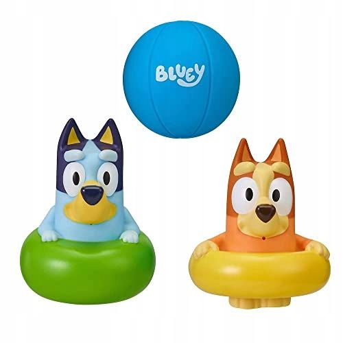 Bluey Official Bath Squirters Toy, Bingo and Ball, Multicolor, 3 Pack ...