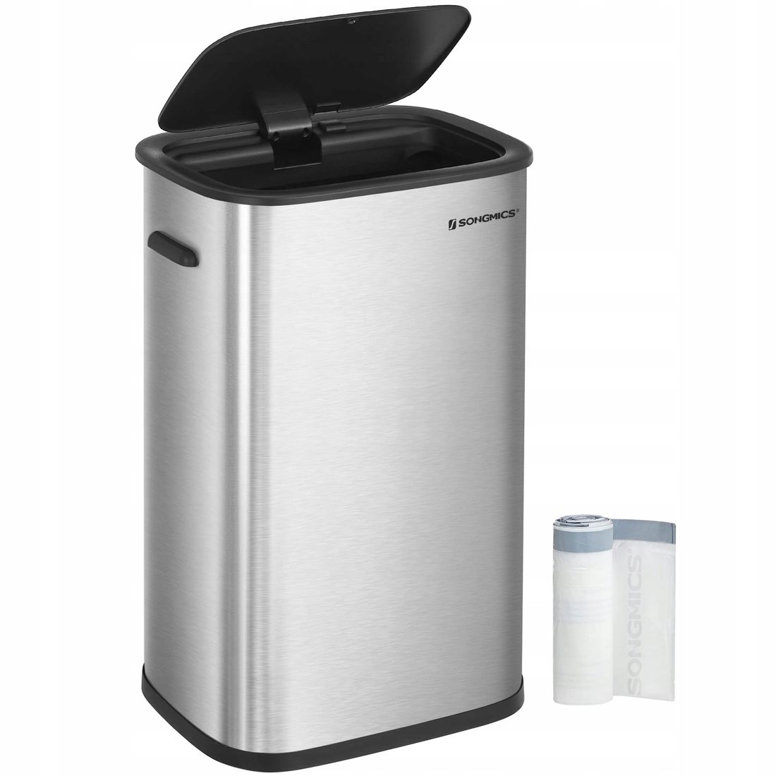 SONGMICS Kitchen Bin 50L, Sensor Bin, Automatic Rubbish Bin with Soft ...