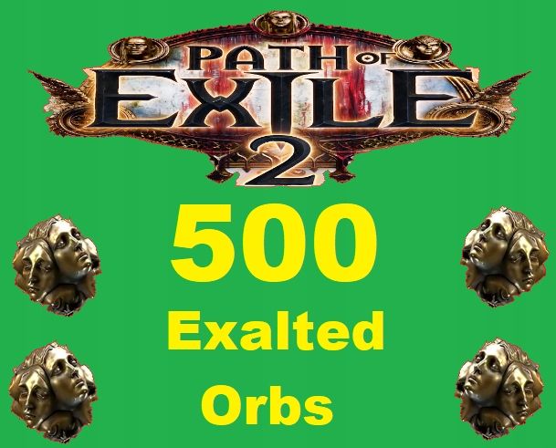 POE 2 ORBY 500 SZTUK EXALTED ORB ORBS PATH OF EXILE 2 POE2 SC ...