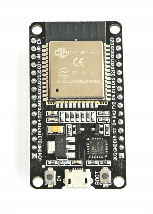 ESP32 30pin, micro-USB, CH9102X, WiFi, Bluetooth. ESP-WROOM-32 DevKitC ...