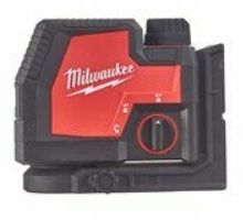 MILWAUKEE.LASER KRZYŻOWY + PION ZIELONY AKUM. USB 30m L4CLLP-301C ...