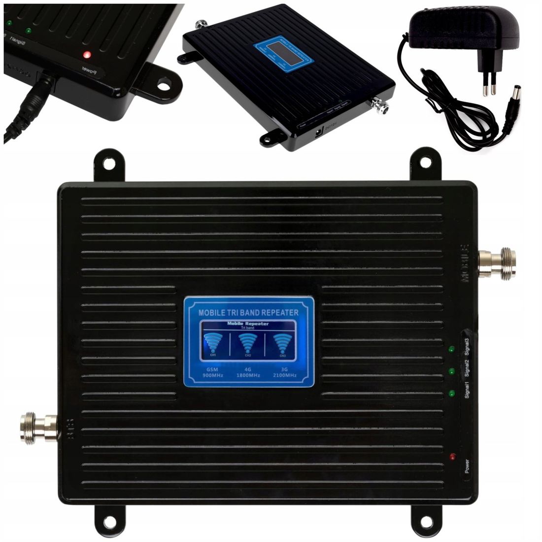 WZMACNIACZ SYGNAŁU ZESTAW GSM 3G 4G LTE BTS PLAY – 150268660 - ERLI.pl