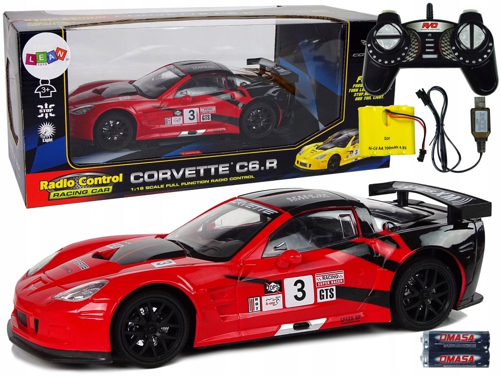 ND24_9727 Auto Sportowe Wyscigowe R/C 1:18 Corvet – 257137674 - ERLI.pl