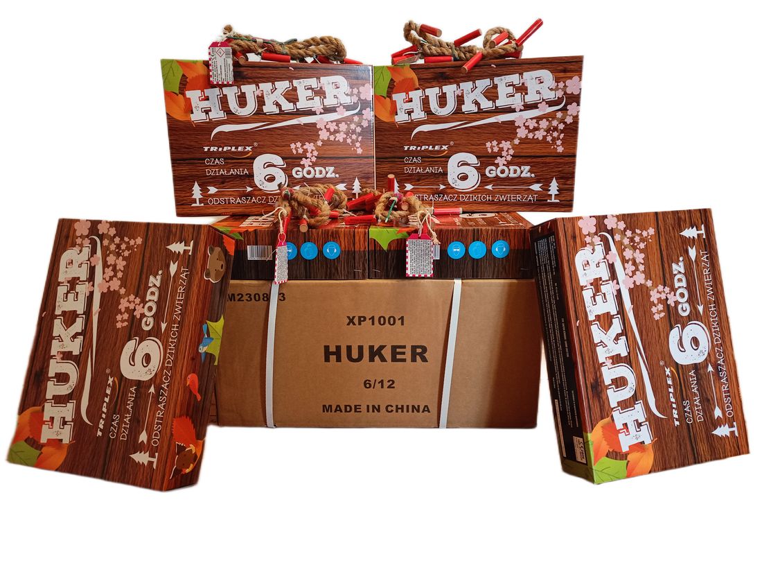 SZNUR HUKOWY HUKER ODSTRASZACZ ZWIERZĄT TRIPLEX XP1001 - 6 OPAK/72 SZT ...