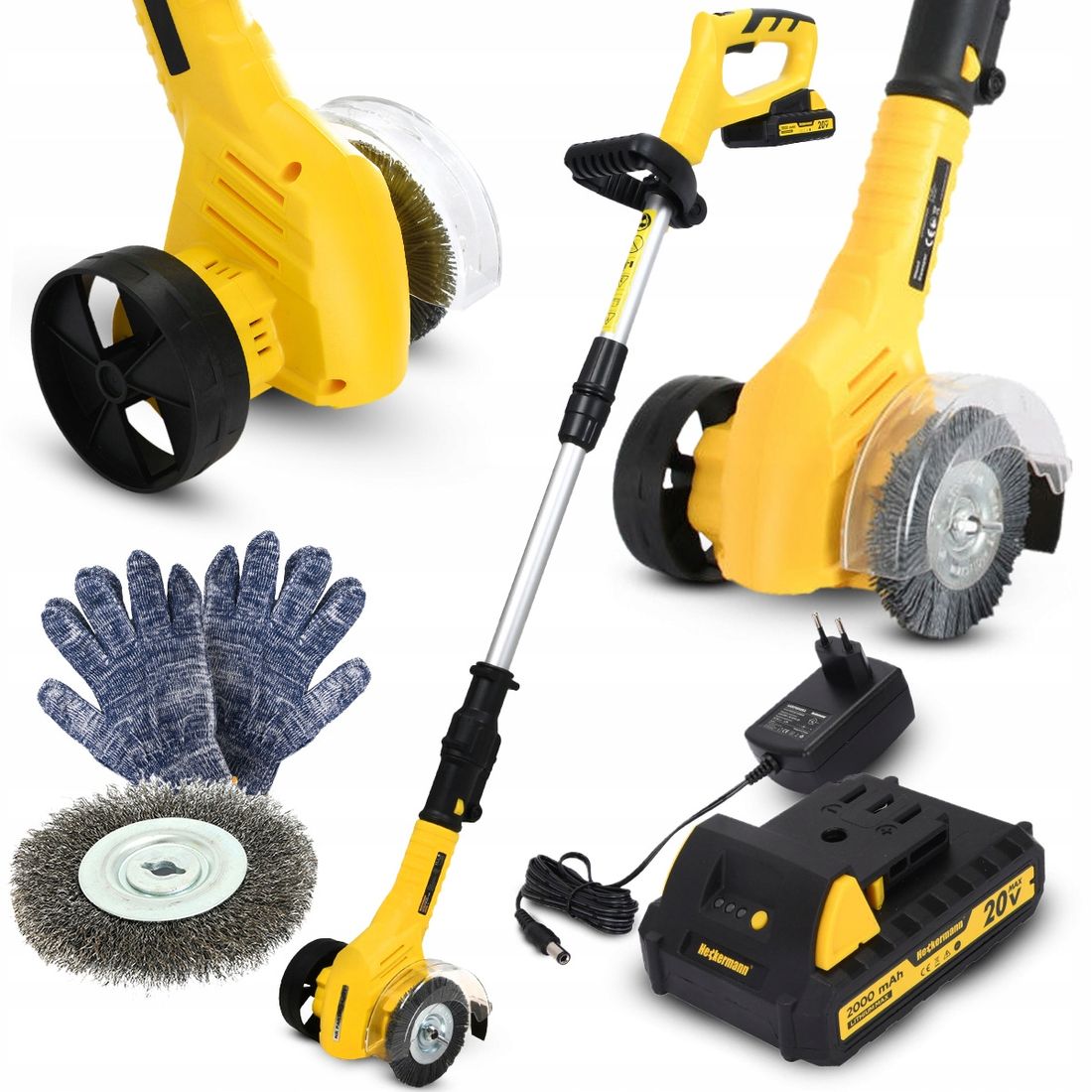 SZCZOTKA ELEKTRYCZNA DO CZYSZCZENIA KOSTKI BRUKOWEJ FUG AKUMULATOROWA ...