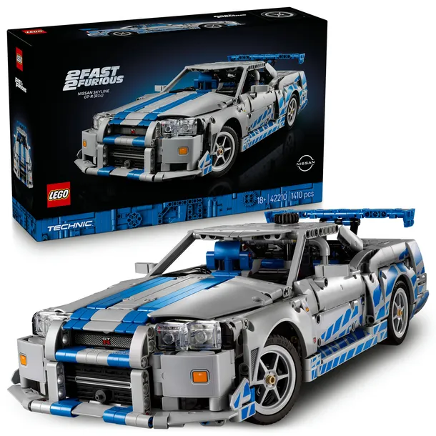 LEGO TECHNIC 42210 SAMOCHÓD NISSAN SKYLINE GT-R (R34) Za szybcy za ...