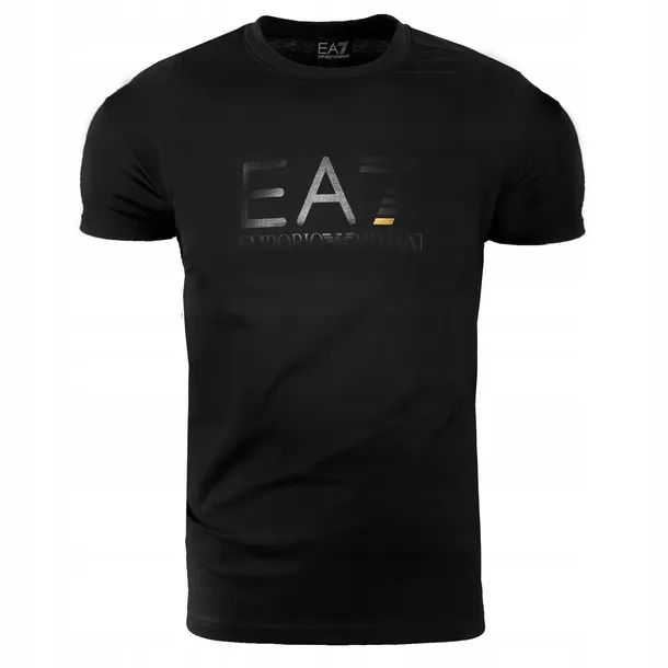 T-SHIRT EMPORIO ARMANI KOSZULKA CZARNA KLASYCZNA – 262400607 - ERLI.pl
