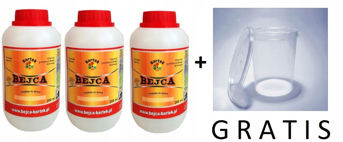 BEJCA RUSTYKALNA DO DREWNA BARTEK 450ML 130 KOLOR – 23576696 - ERLI.pl