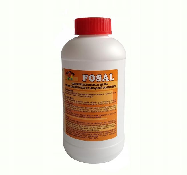 FOSOL, FOSAL ODRDZEWIACZ DO STALI I ŻELIWA 5L + 5% - ERLI.pl