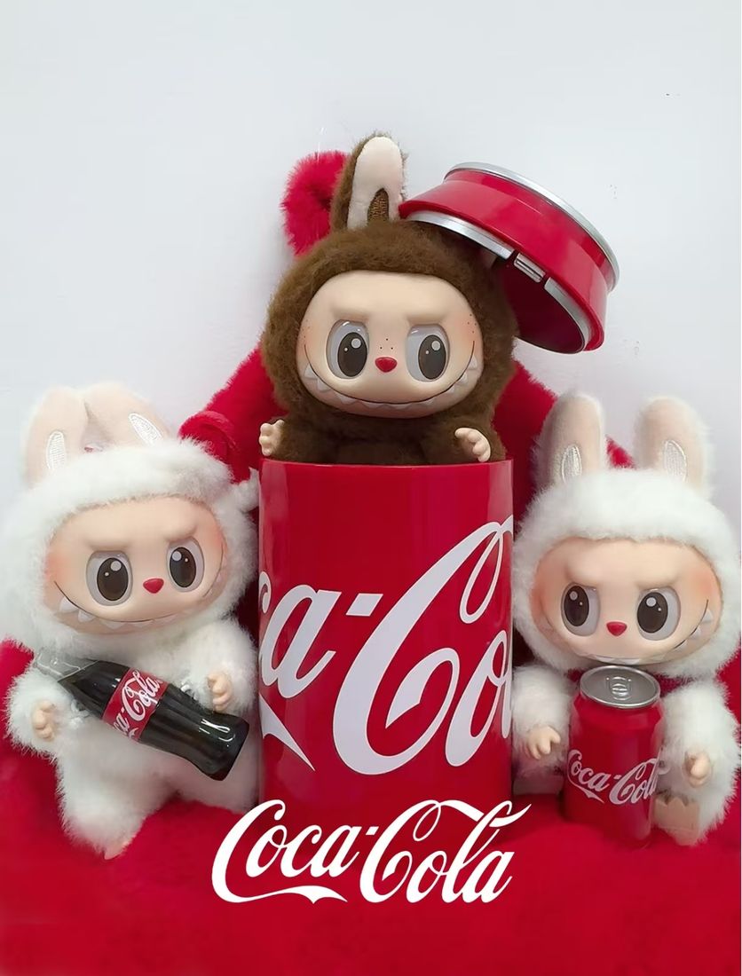 LABUBU Coca Cola POP MART The Monsters Seriea Labubu Blind Box MASKOTKA ...