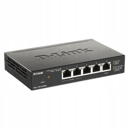 D-Link | 5-Port Gigabit PoE Smart Managed Switch and PoE Extender | DGS ...
