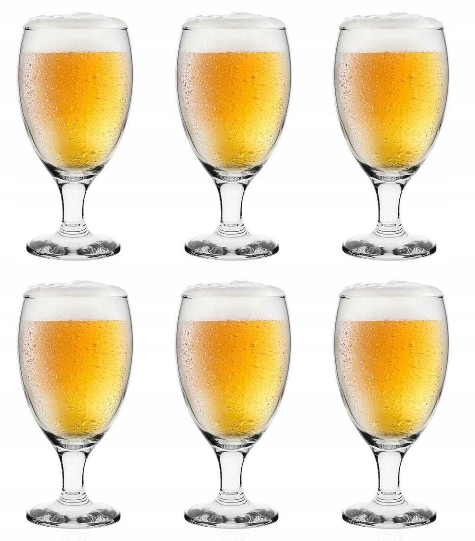 Pokale kufle szklanki do piwa gładki 6szt. 500ml – 24176763 - ERLI.pl
